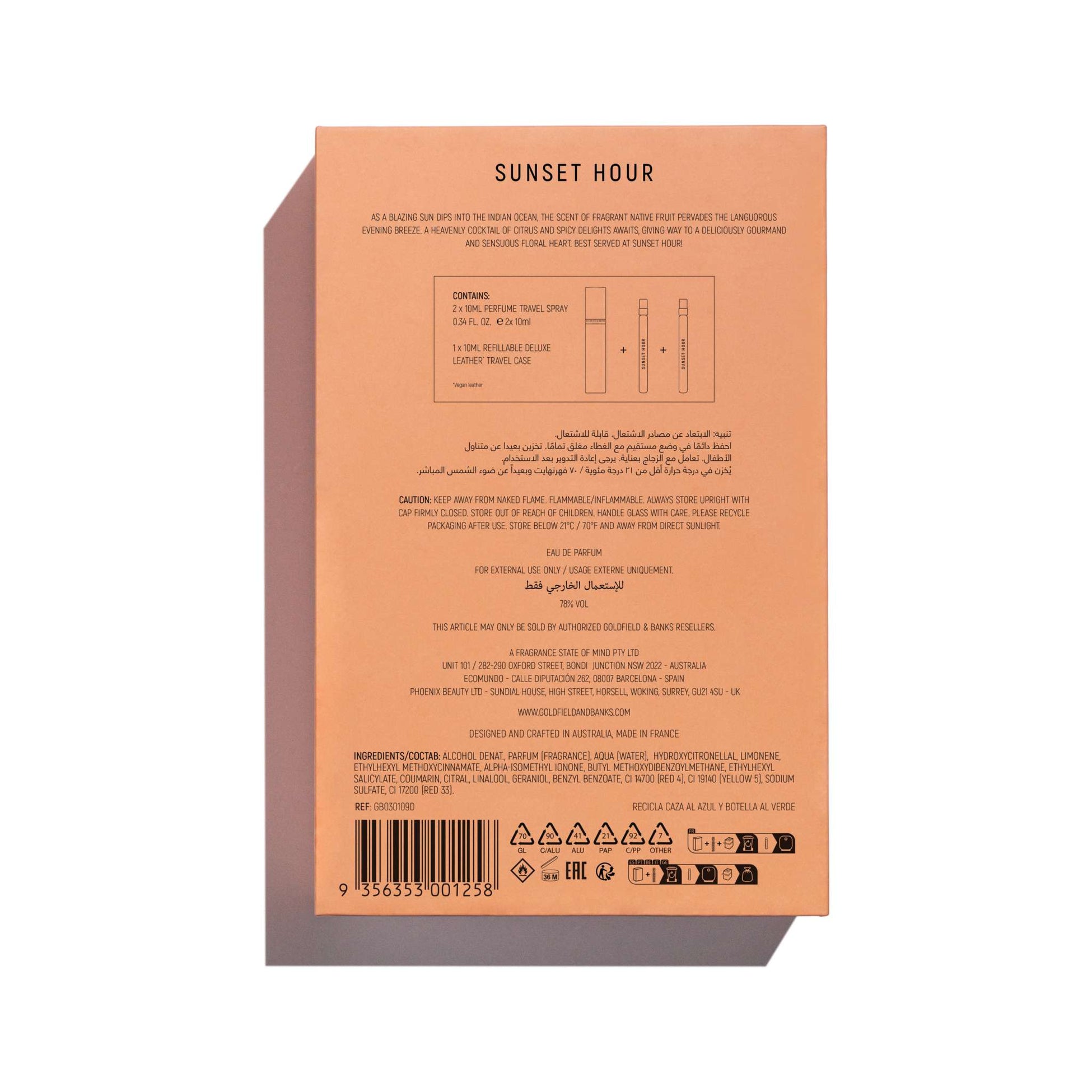 Discover Sunset Hour Deluxe 10ml Duo Coffret - Goldfield & Banks Australia